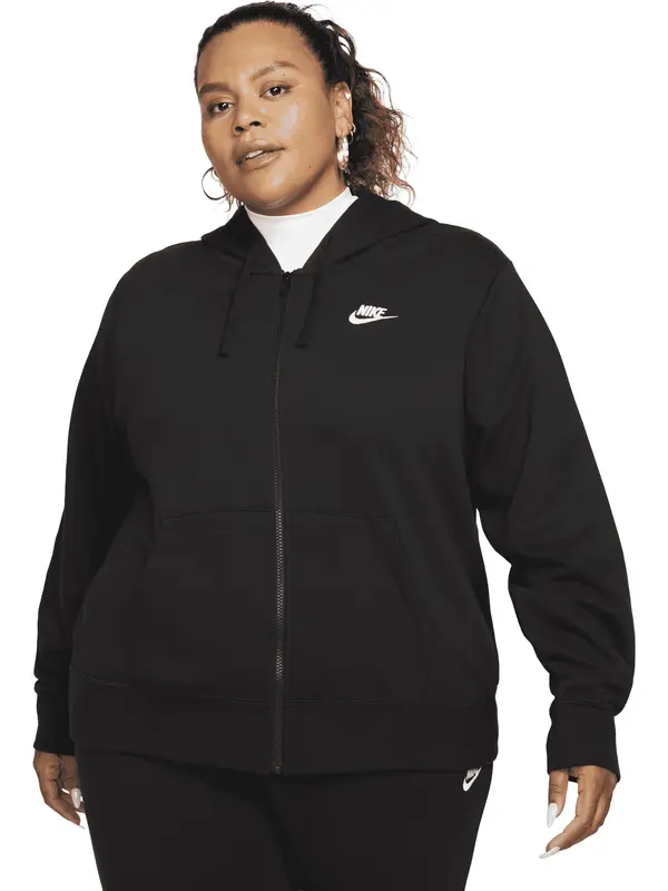 Nike Sportswear Club Fleece Full-zip Hoodie - Black