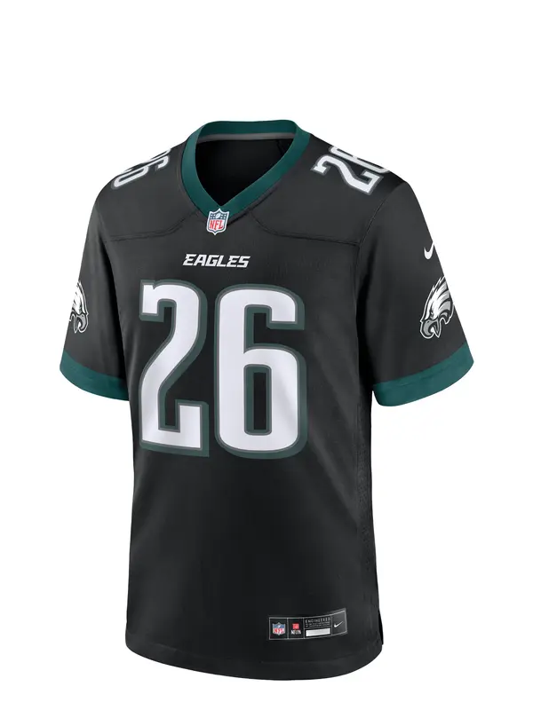 Nike Saquon Barkley Philadelphia Eagles Nfl Game Jersey - Black