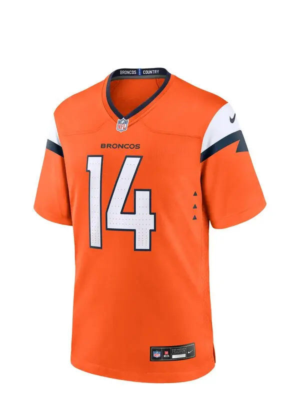 Nike Nfl Denver Broncos Game Football Jersey - Orange