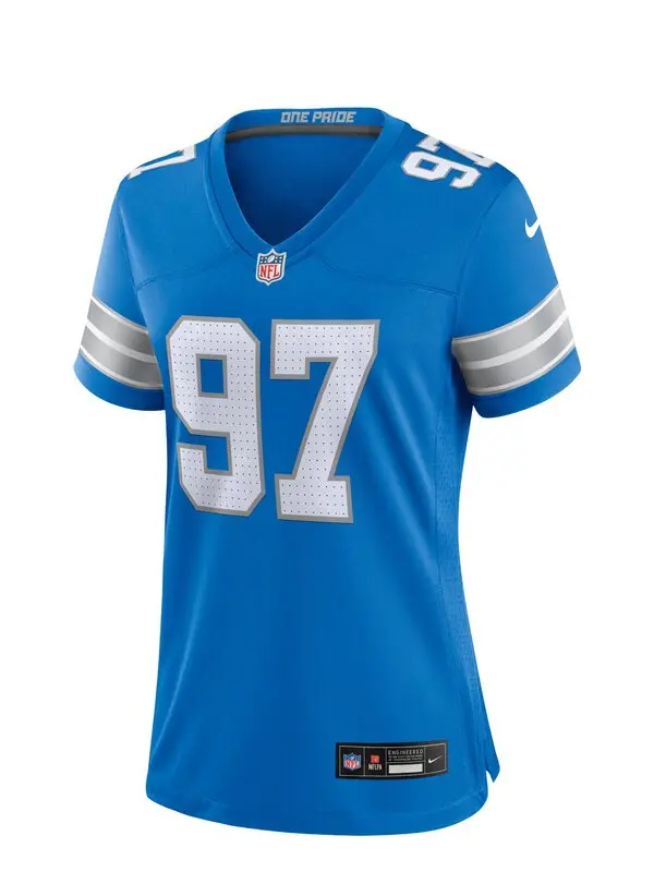 Nike Aidan Hutchinson Detroit Lions Nfl Game Football Jersey - Blue