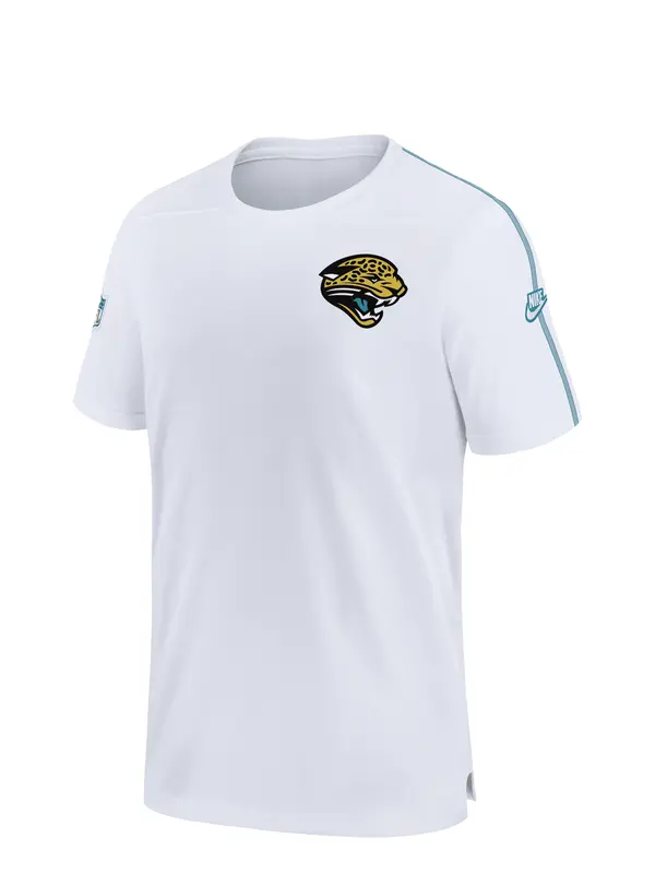 Nike Jacksonville Jaguars Sideline Coach Dri-fit Nfl Top - White