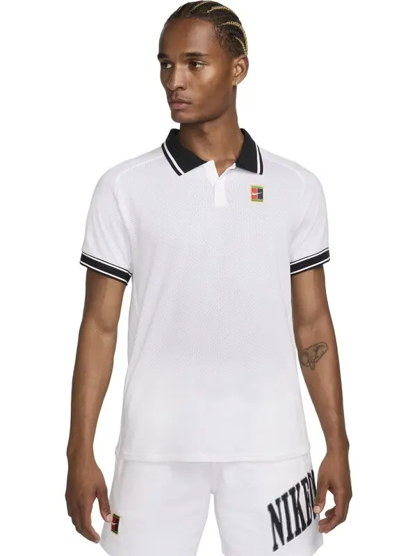 Nike Court Heritage Tennis Polo - White