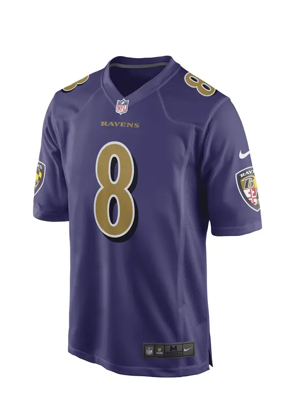 Nike Nfl Baltimore Ravens Game Football Jersey - Purple