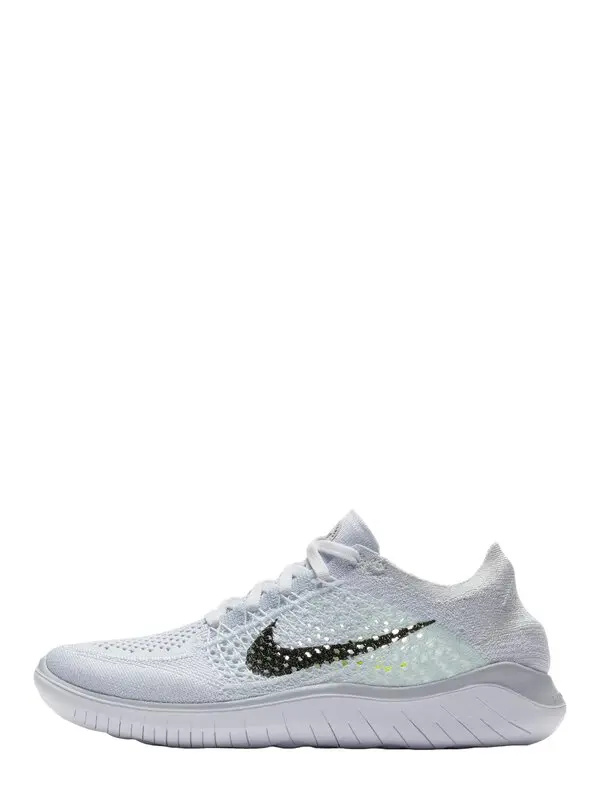 Nike Free Run Flyknit 2018 Running Shoes - White