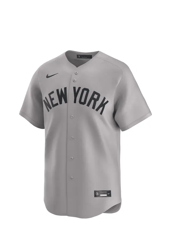 Nike Anthony Volpe New York Yankees Dri-fit Adv Mlb Limited Jersey - Grey
