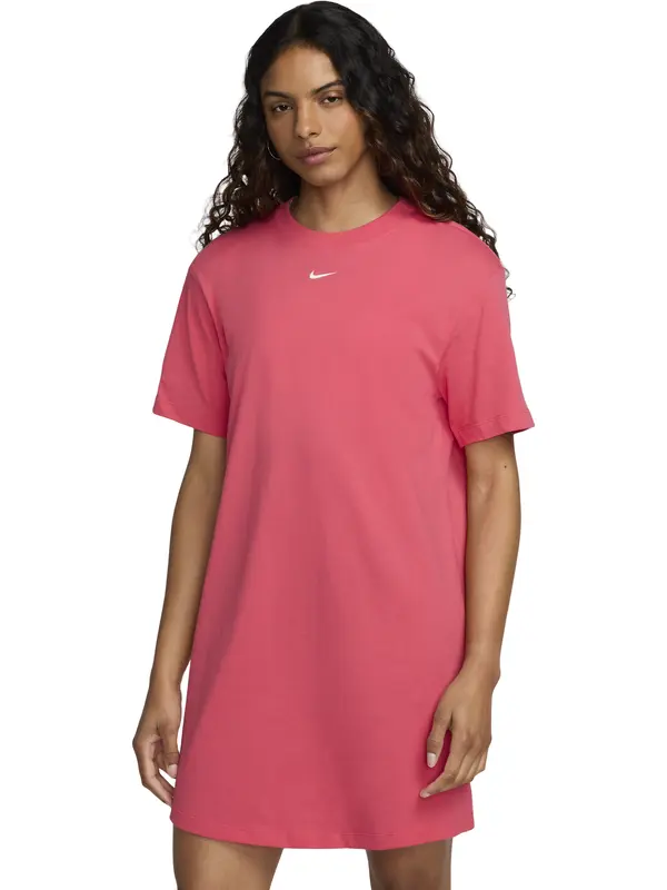 Nike Sportswear Chill Knit Oversized T-shirt Dress - Pink
