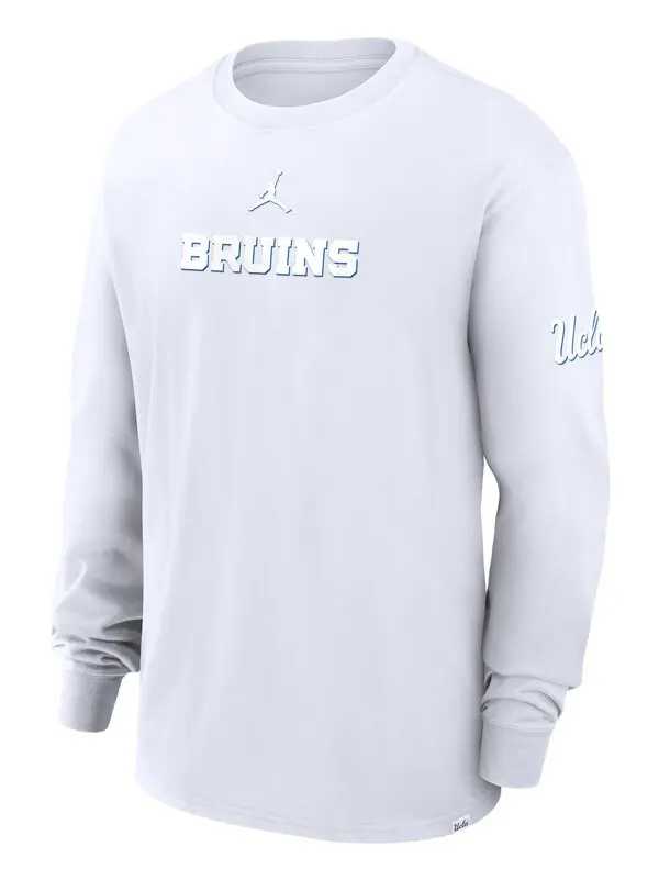 JORDAN Ucla Bruins Statement Max90 College Long-sleeve T-shirt - White