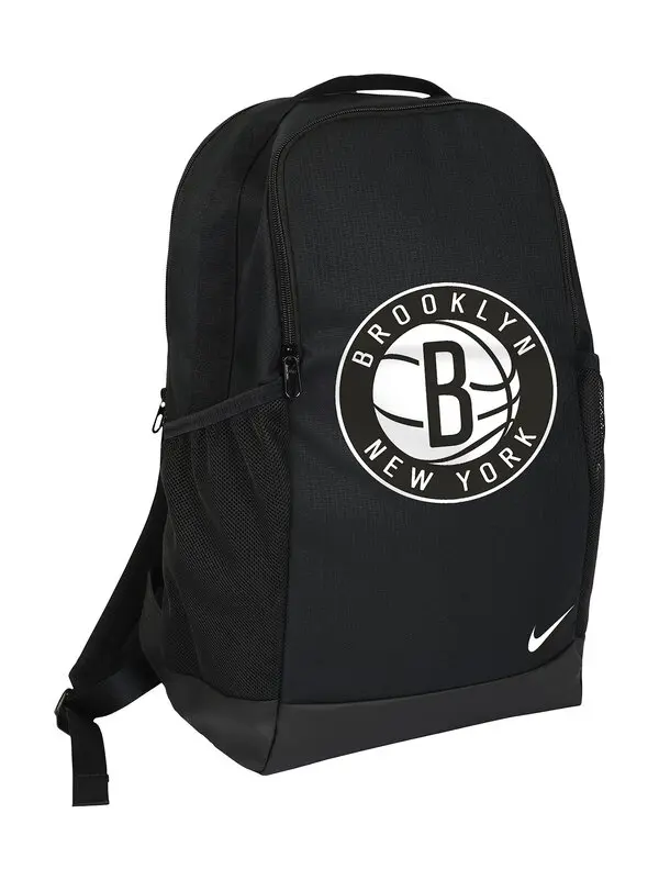 Nike Brooklyn Nets Brasilia Nba Backpack - Black