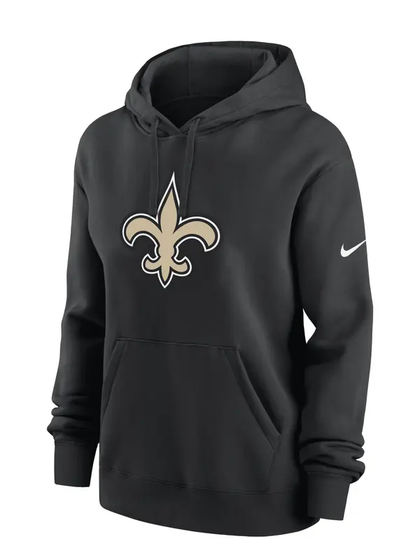 Nike New Orleans Saints Club Nfl Pullover Hoodie - Black