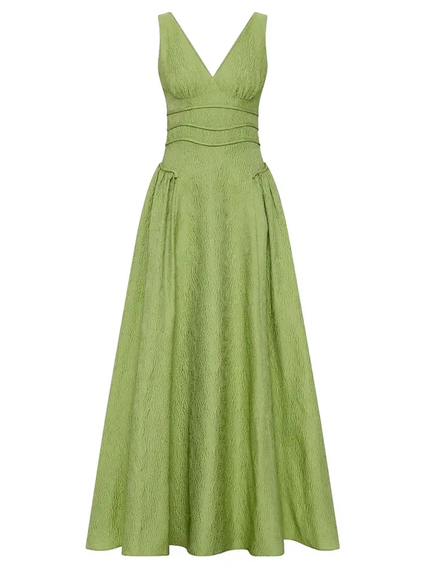 Rachel Gilbert Sophia Gown - Green