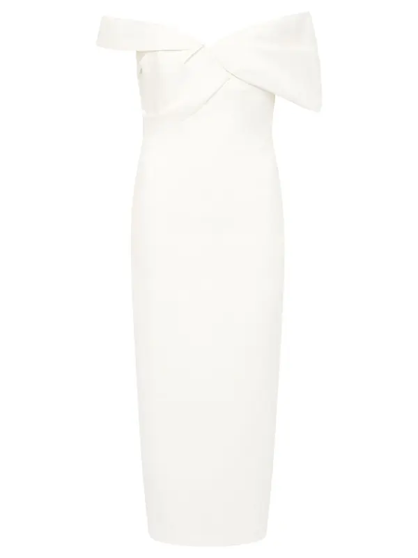 Rachel Gilbert Mattie Midi Dress - White
