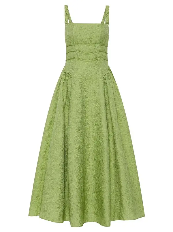 Rachel Gilbert Sophia Mid-length Dress - Green