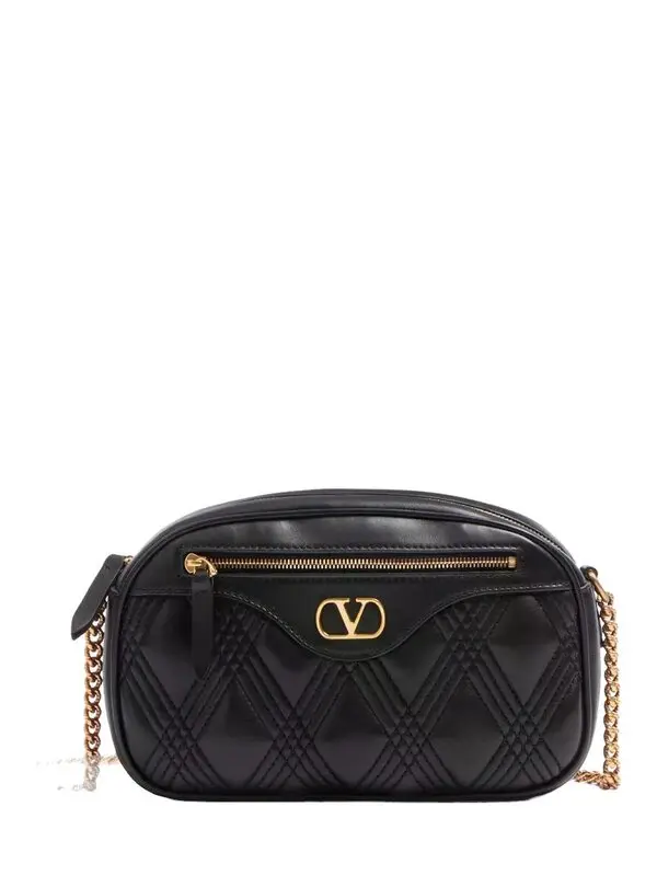 Valentino Garavani Quiltie Shoulder Bag - Black