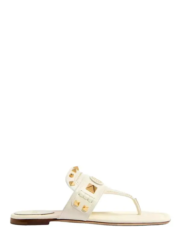 Valentino Garavani Plaster Caster Leather Sandals - White