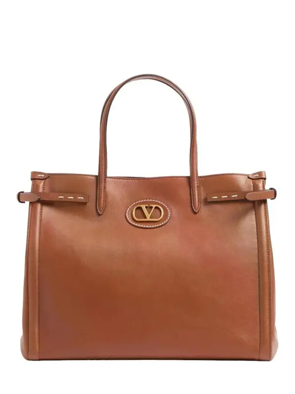 Valentino Garavani Medium Antibes Tote Bag - Brown