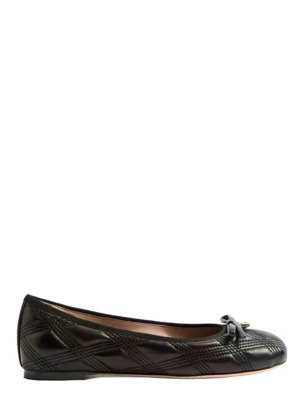 Valentino Garavani Quiltie 67 Ballet Flats - Black