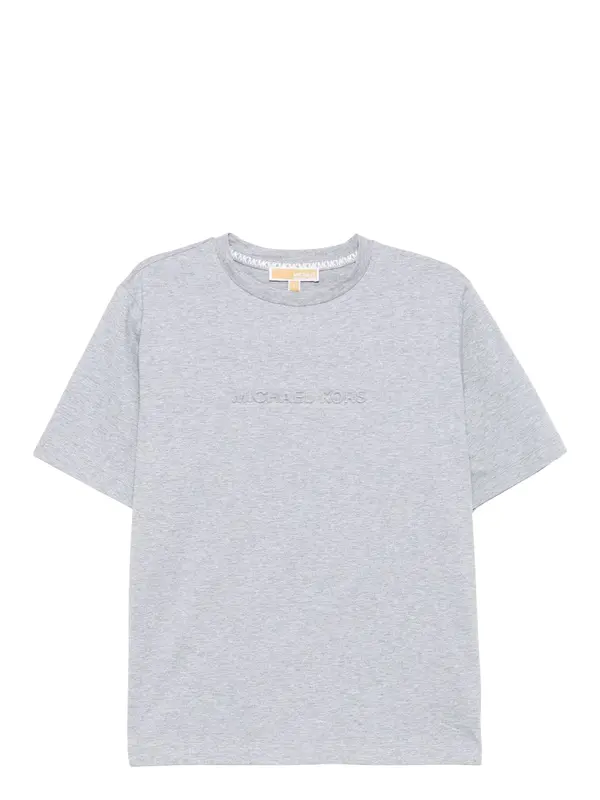 Michael Kors Logo-embossed T-shirt - Grey