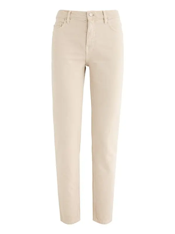 TOTEME Tapered-leg Jeans - Cream