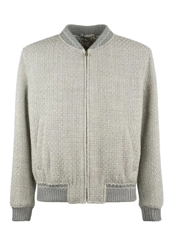 Etro Wool Bomber Jacket - Gray