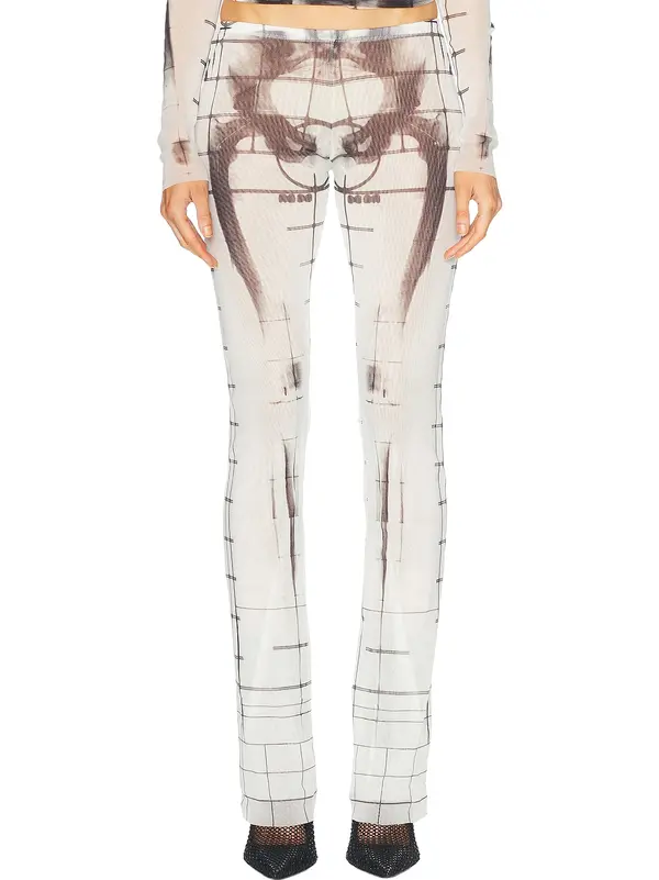 Jean Paul Gaultier Squeletor Trousers - White & Black