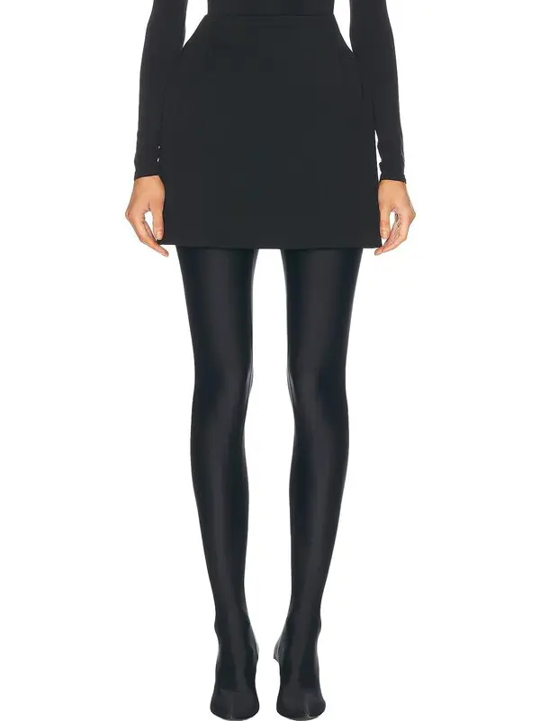 Balenciaga Hourglass Mini Skirt - Black