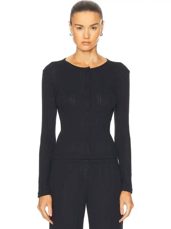 COU COU The Cardigan - Black