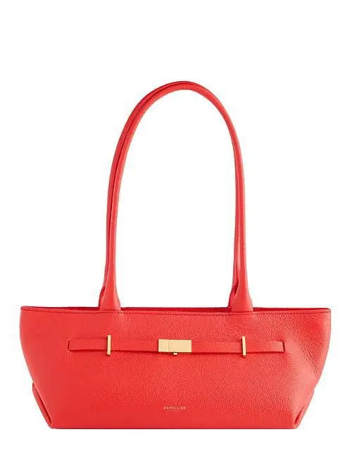 DEMELLIER The New York Leather Tote Bag - Poppy Red