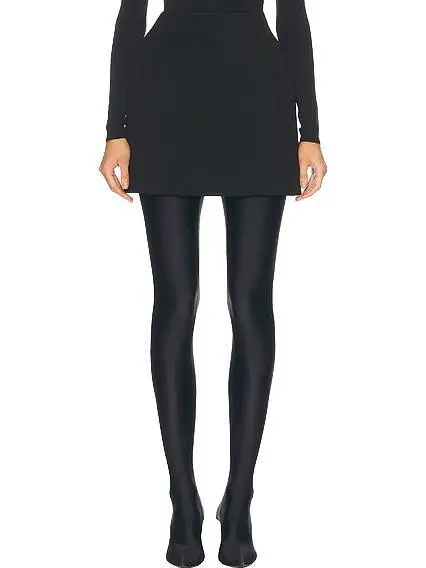 Balenciaga Hourglass Mini Skirt - Black