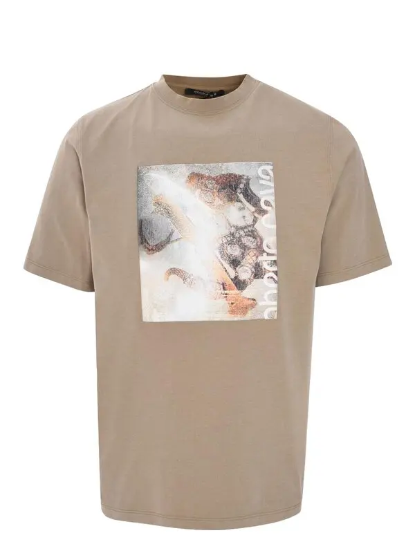 Roberto Cavalli Cotton T-shirt - Brown