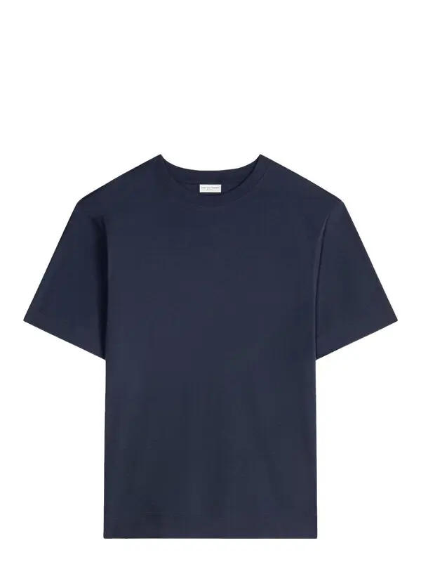 Dries Van Noten Boxy Cotton T-shirt - Blue