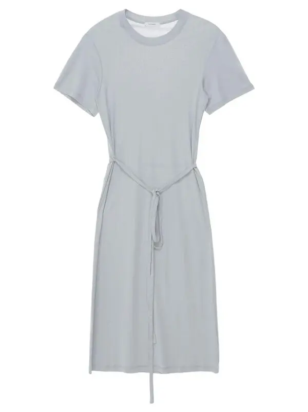 LEMAIRE Belted T-shirt Dress - Grey