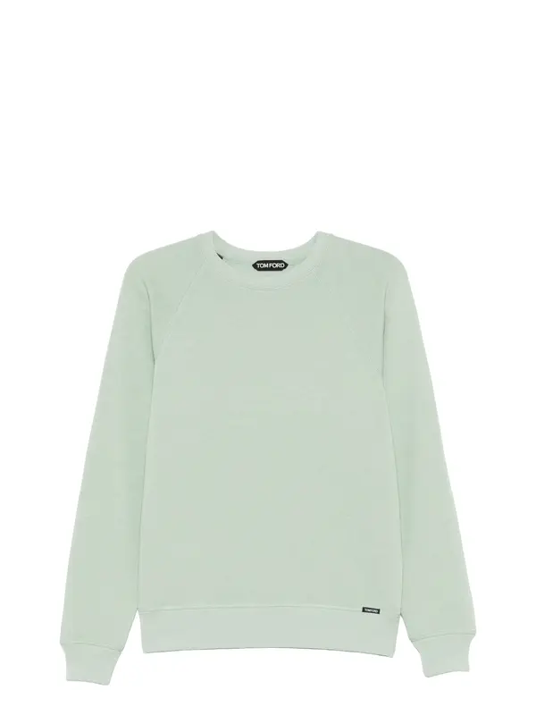 TOM FORD Logo-patch Sweatshirt - Green