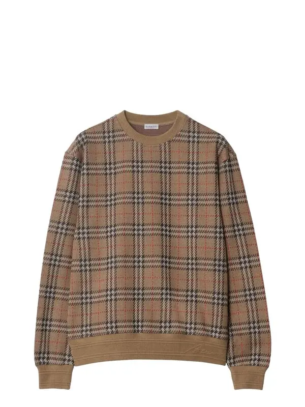 Burberry Vintage Check Jumper - Brown