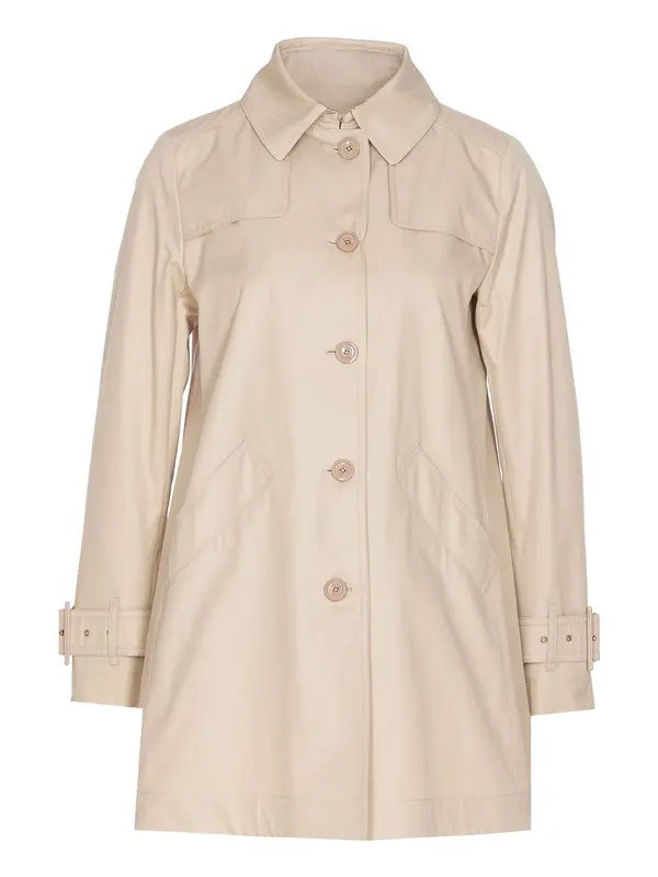 Herno Long Sleeve Trench Coat - Neutrals