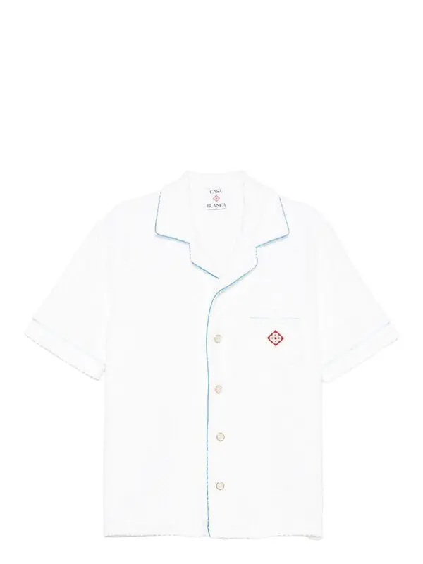 Casablanca Monogram Towelling Shirt - White