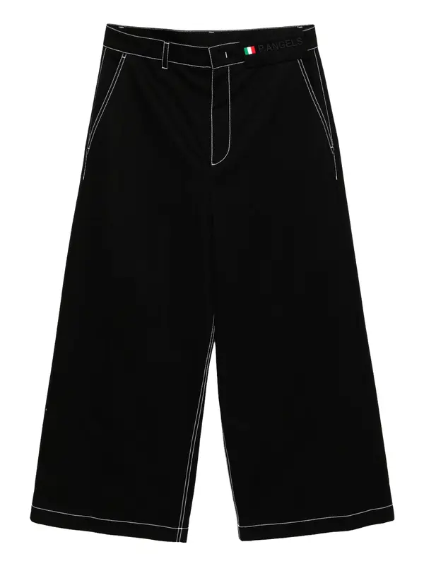 PALM ANGELS X MONCLER Moncler X Palm Angels Wide-leg Trousers - Black