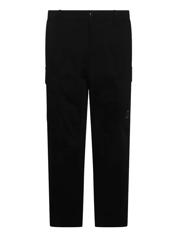 C.P. COMPANY Straight-leg Cargo Trousers - Black