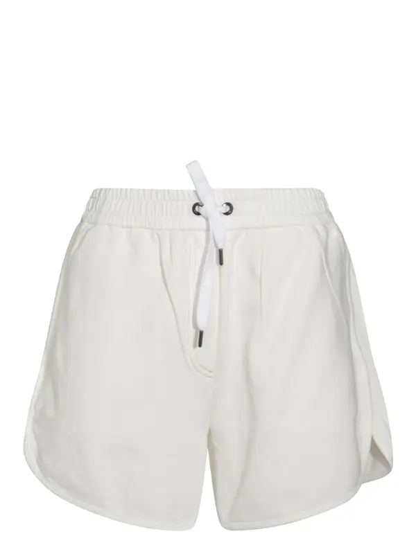Brunello Cucinelli Cotton Shorts - White