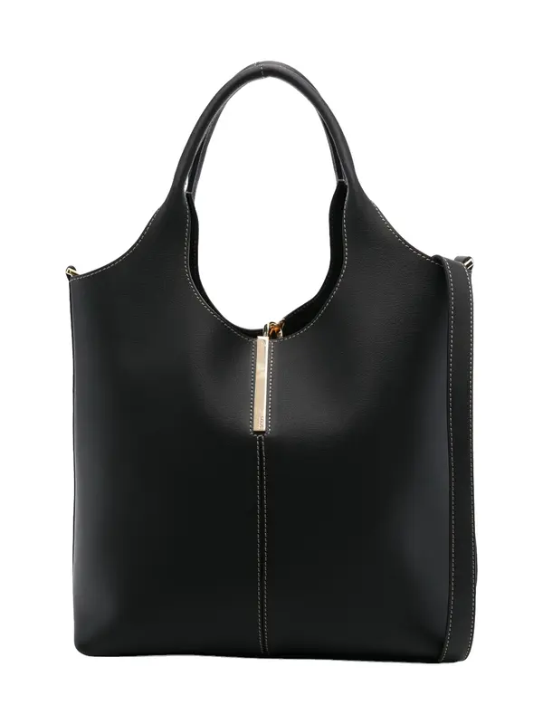 TOD'S Leather Tote Bag - Black