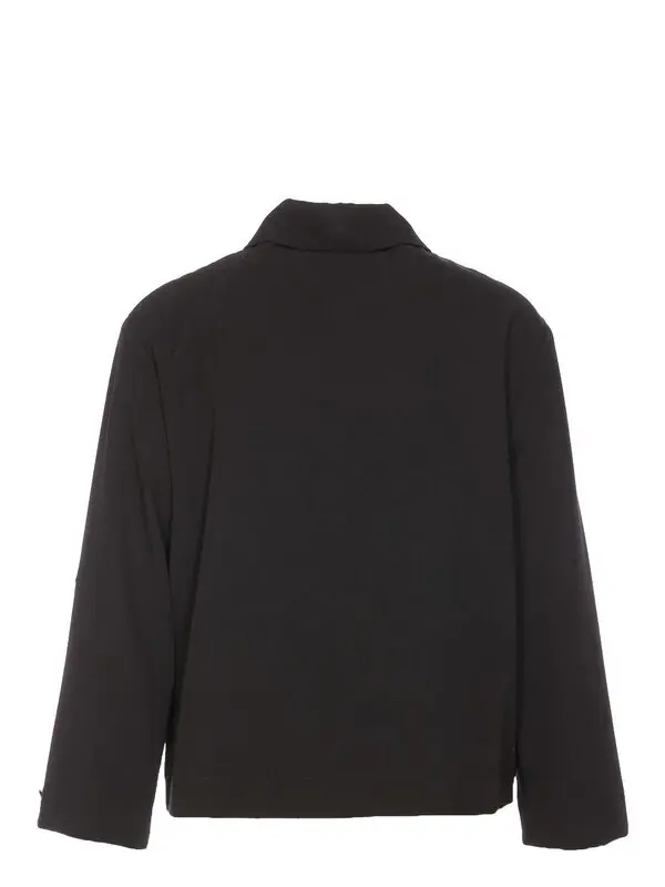 Herno Twill Shirt Jacket - Black