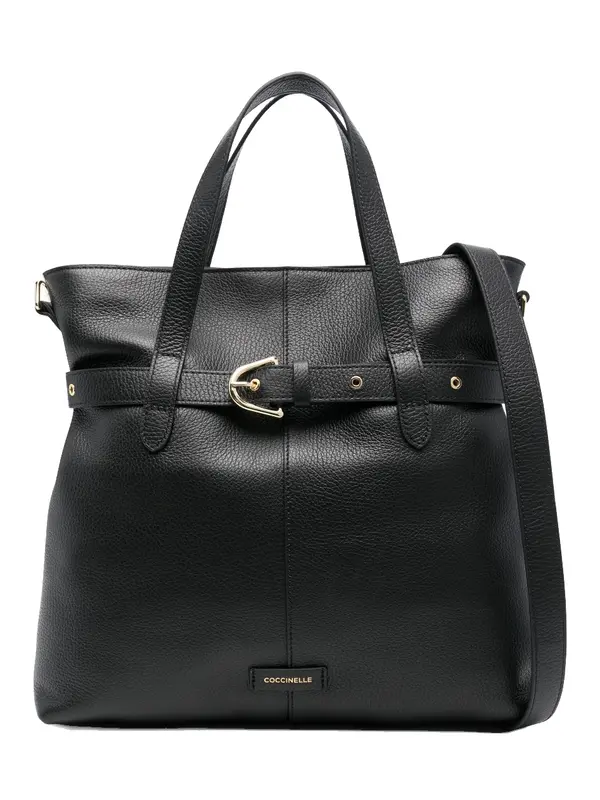 COCCINELLE Belted Tote Bag - Black