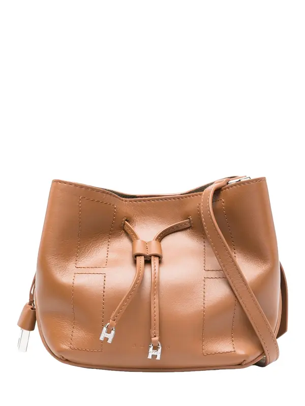 Hogan Mini Hocket Bucket Bag - Brown