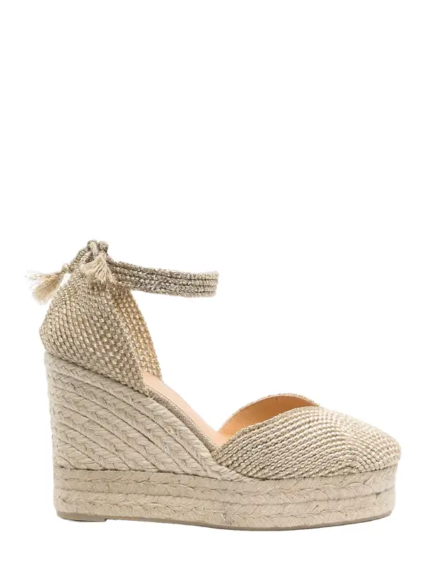 CastaÑer 110mm Carina Espadrilles - Gold