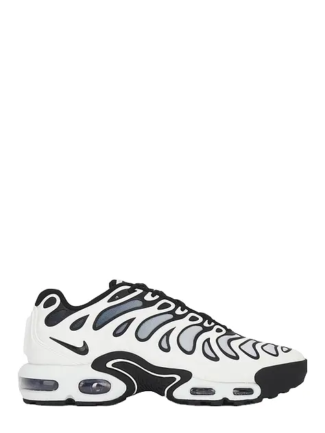 Nike Air Max Plus Drift - White  Black & Metallic Silver
