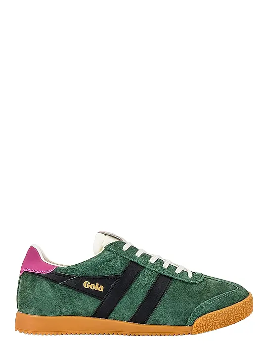 Gola Elan Sneaker - Evergreen  Black & Fuchsia