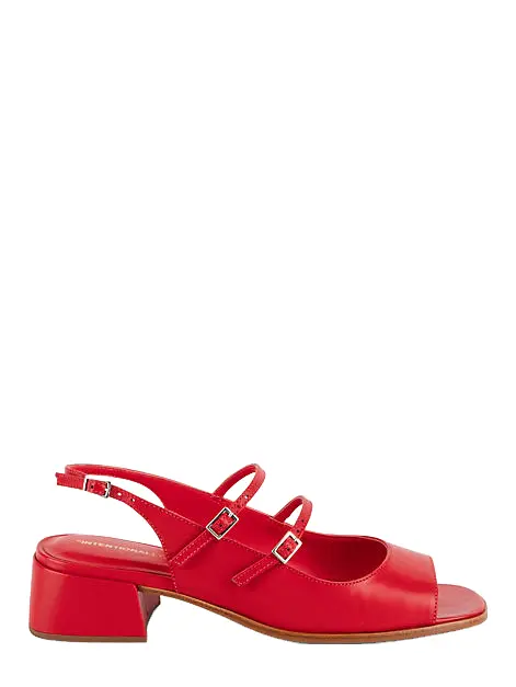Intentionally Blank Peaches Heels - Red