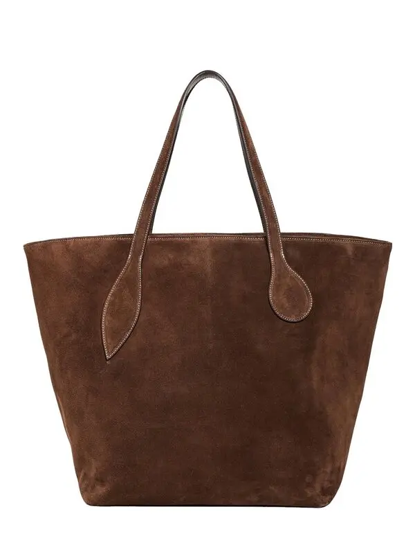 LIFFNER Sprout Suede Tote - Dark Brown