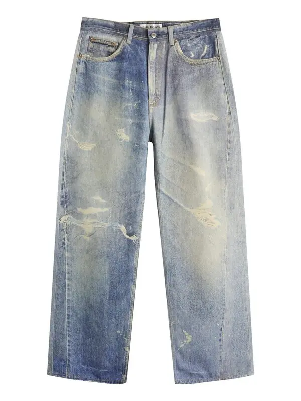Our Legacy Third Cut Jeans - Digital Denim Print