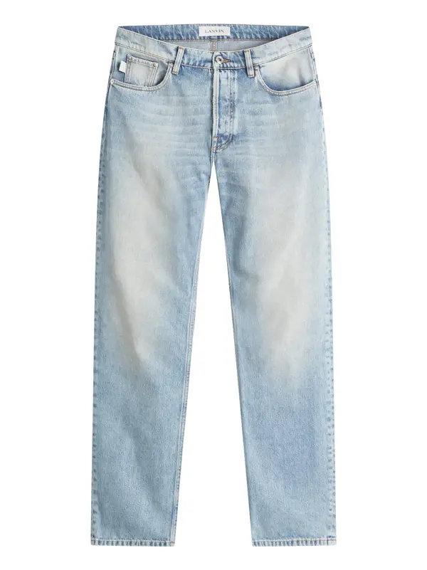 LANVIN Straight Leg Jeans - Light Blue