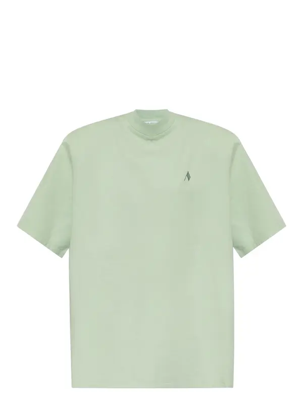 Attico Logo-embroidered T-shirt - Green